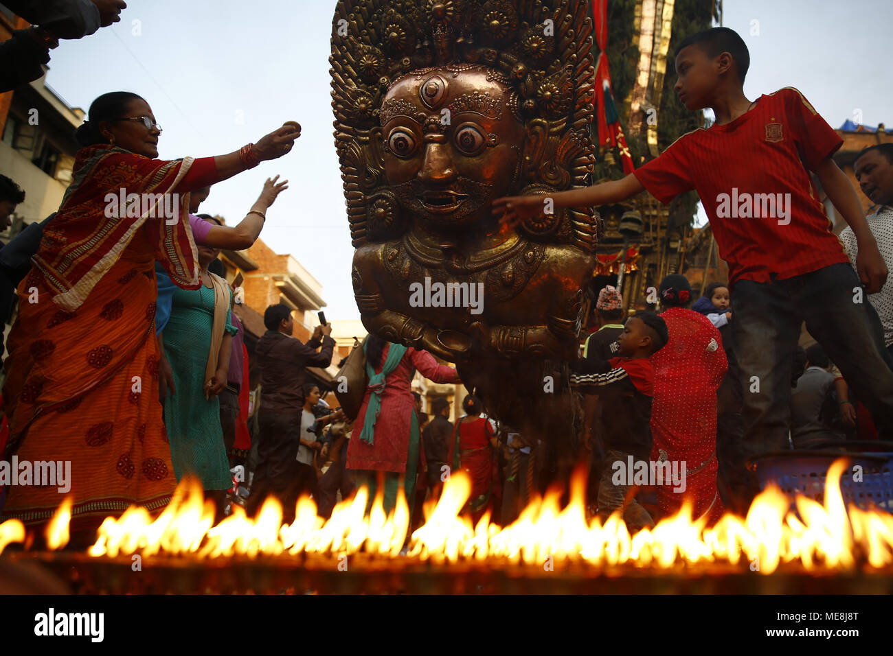Festival of idol rato machindranath hi-res stock photography and images ...