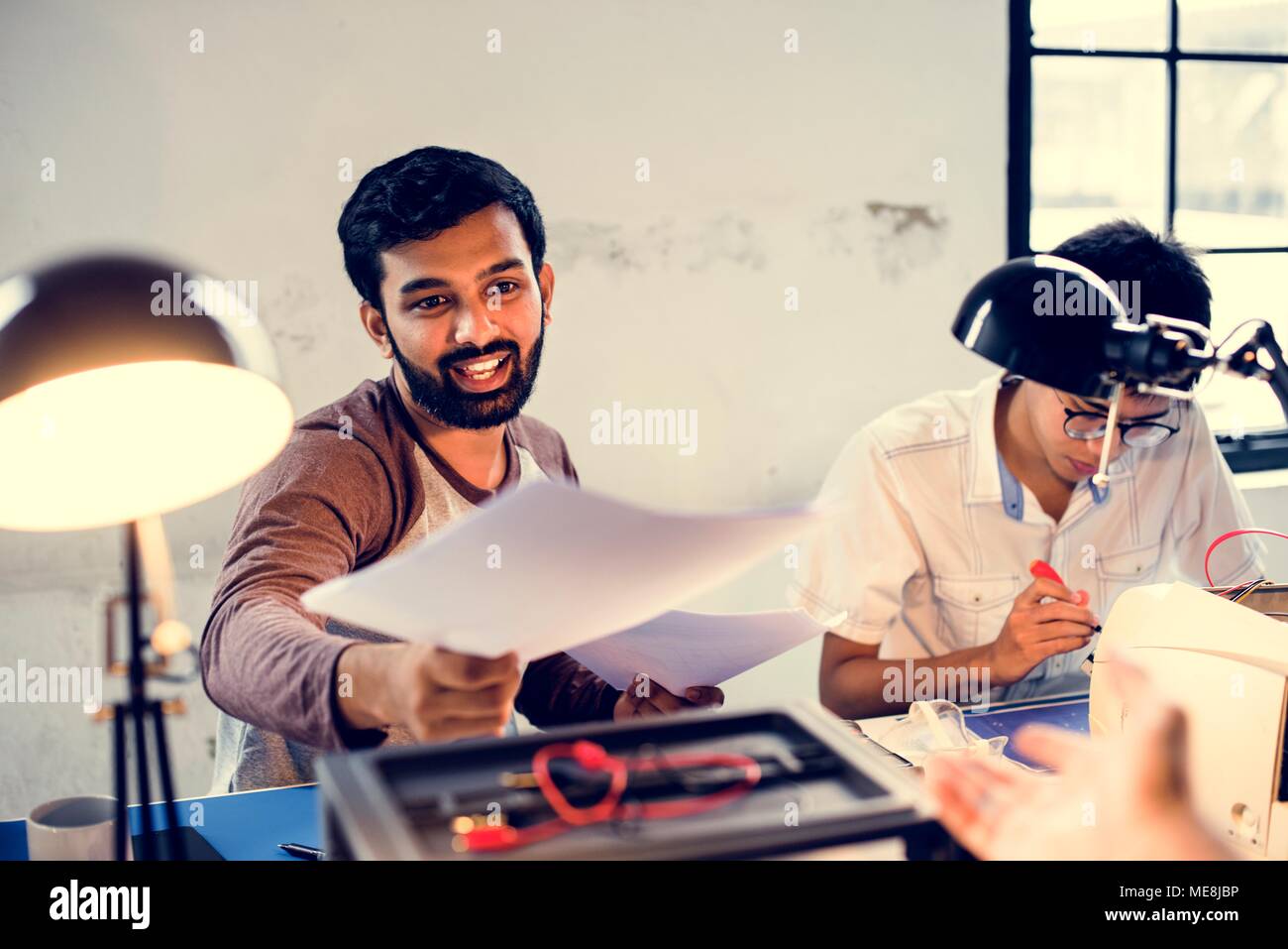 Indian technician hi-res stock photography and images - Alamy