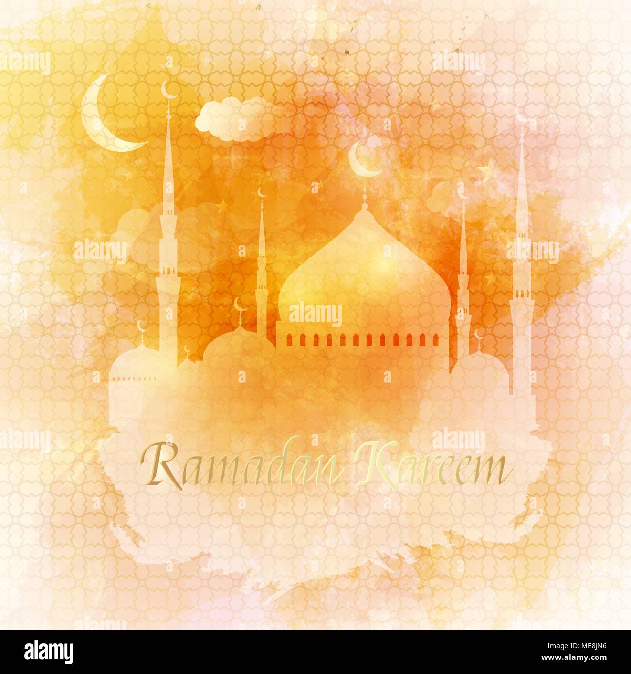 Ramadan vector background arabic Stock Vector Images - Alamy