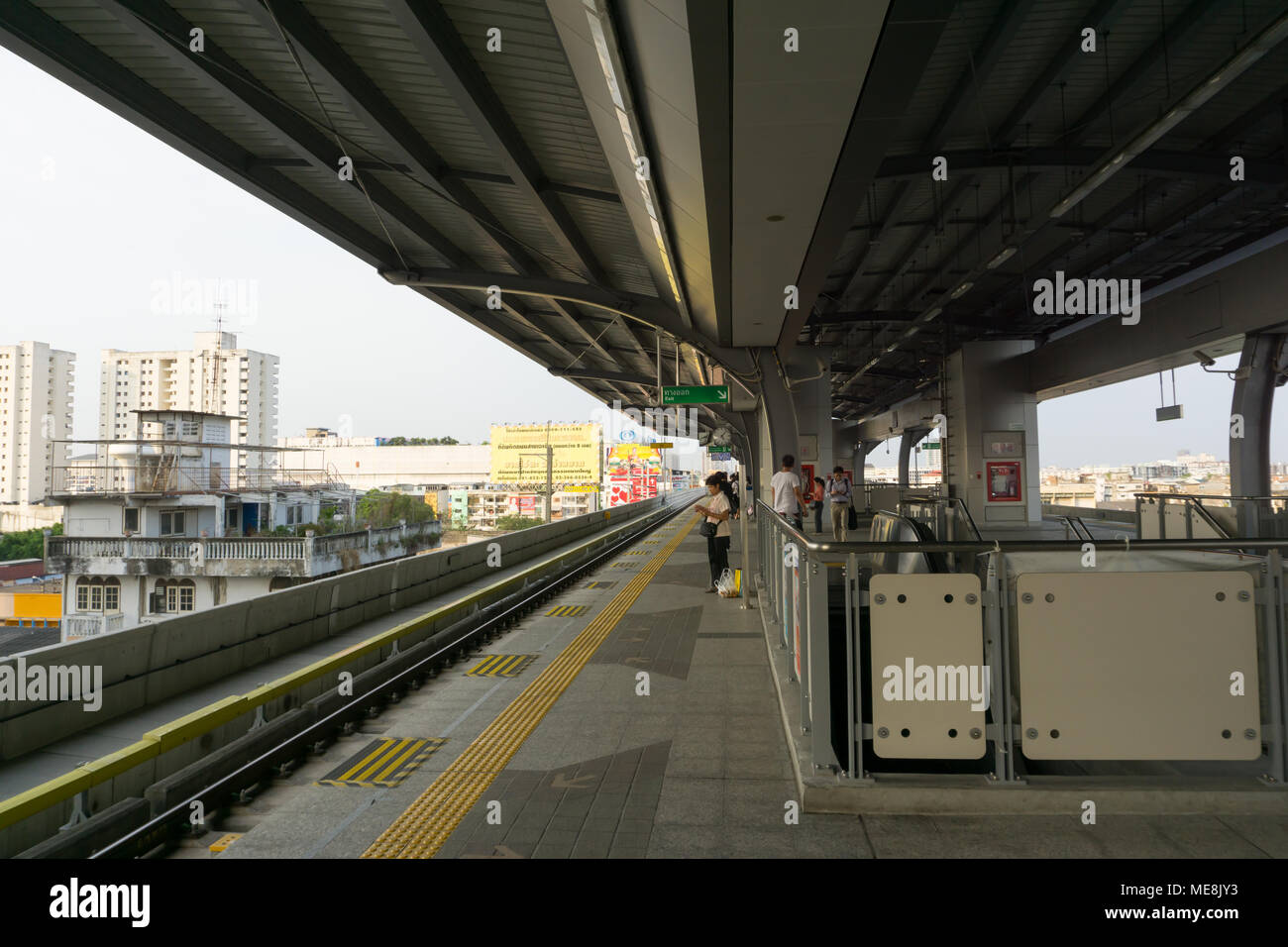 Samutprakarn, Thailand - February 20,2018 : Unidentified peoples at BTS ...
