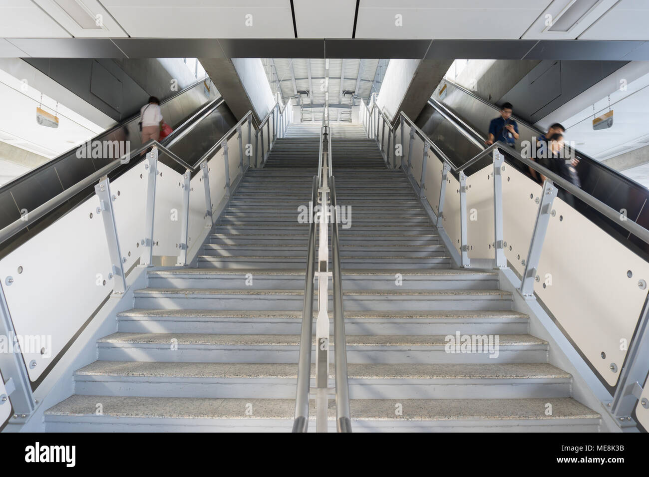 Samutprakarn, Thailand - February 20,2018 : Unidentified peoples at BTS ...