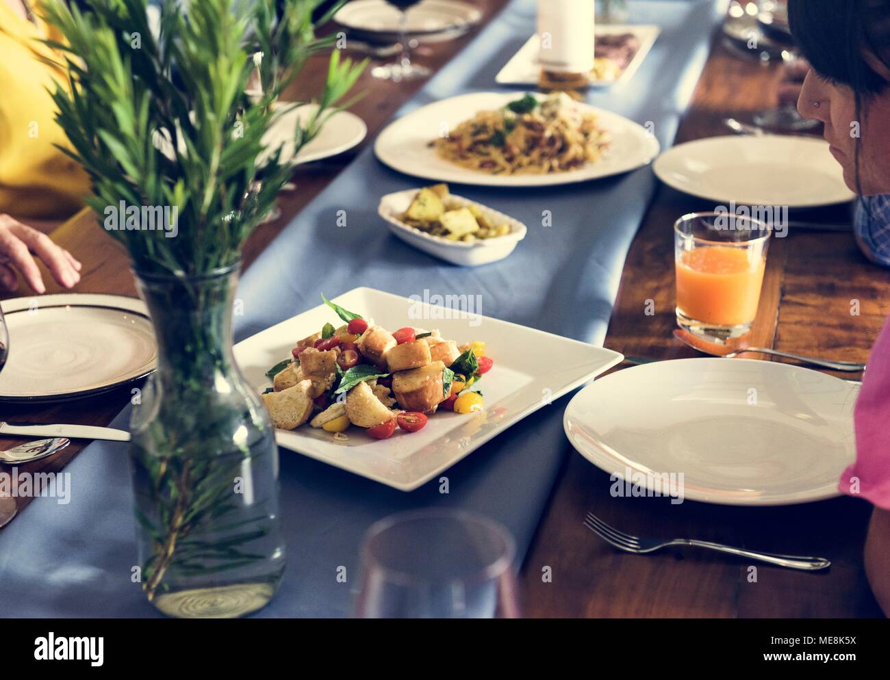 Homemade food in a party Stock Photo - Alamy