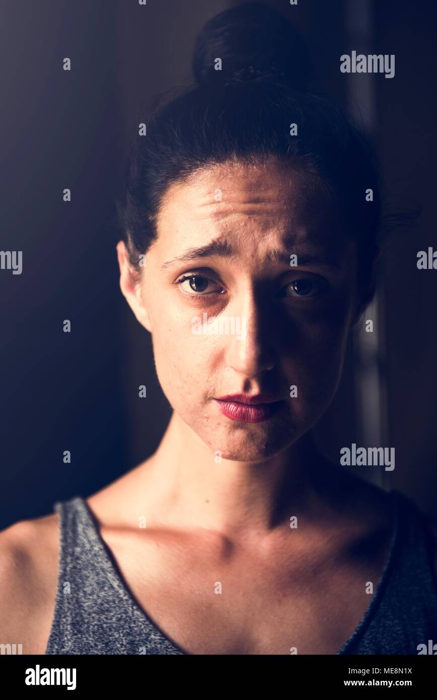 Sad face expression hi-res stock photography and images - Alamy