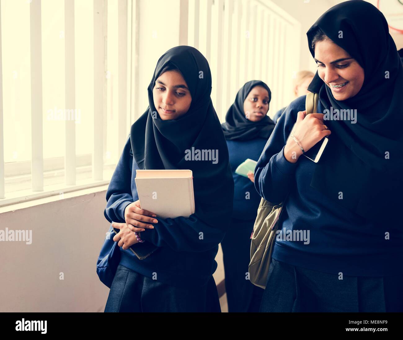 A group of Muslim students Stock Photo - Alamy