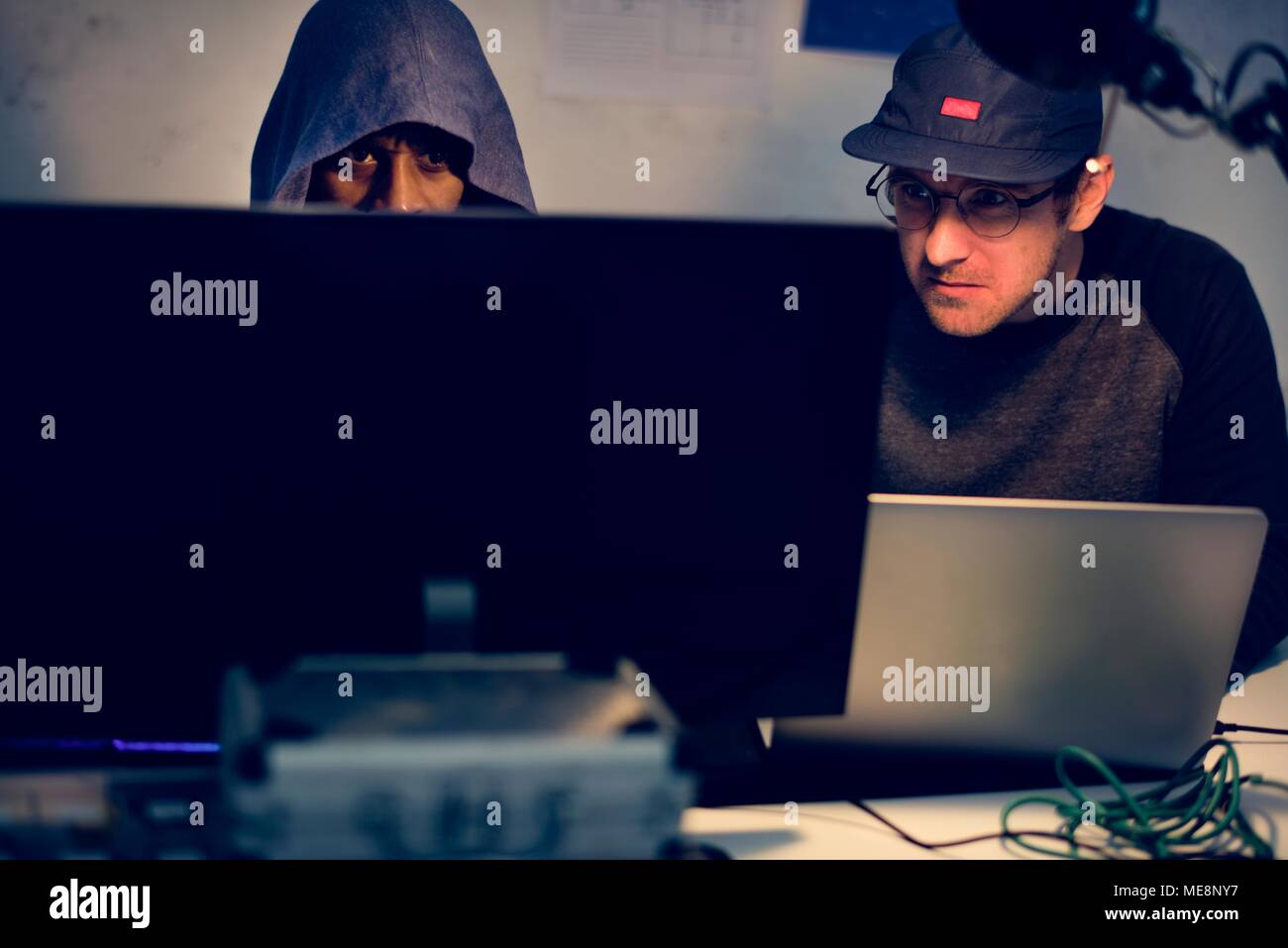 Hacker hacking stealing password on the internet Stock Photo - Alamy