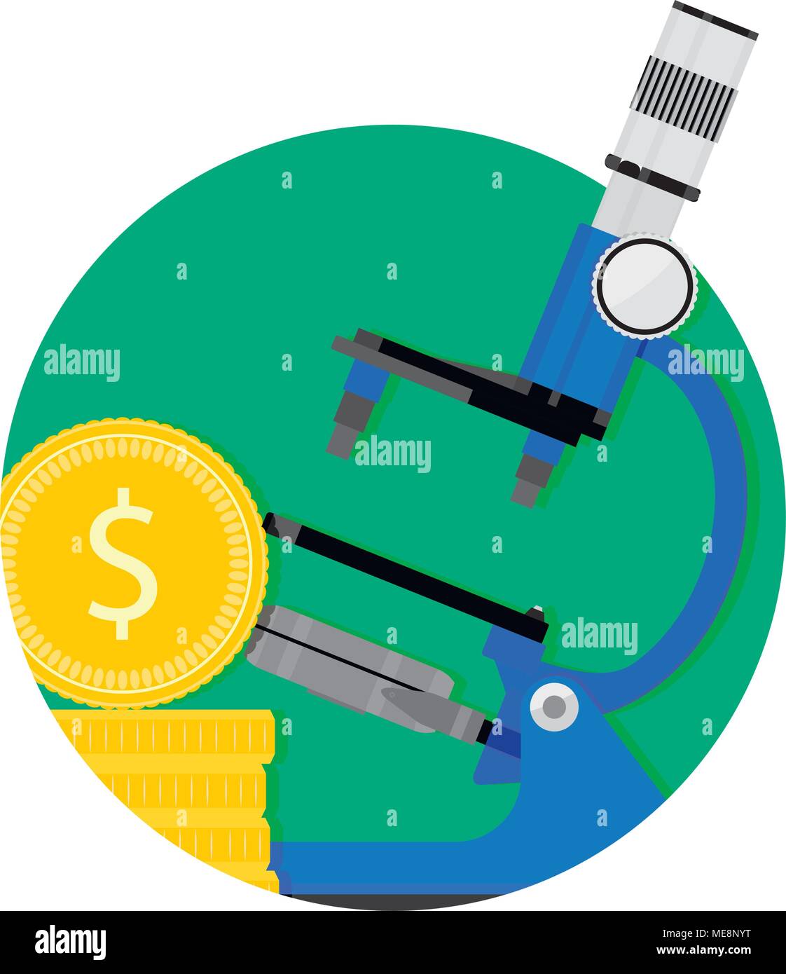 Science funding illustration Stock Vector Images - Alamy