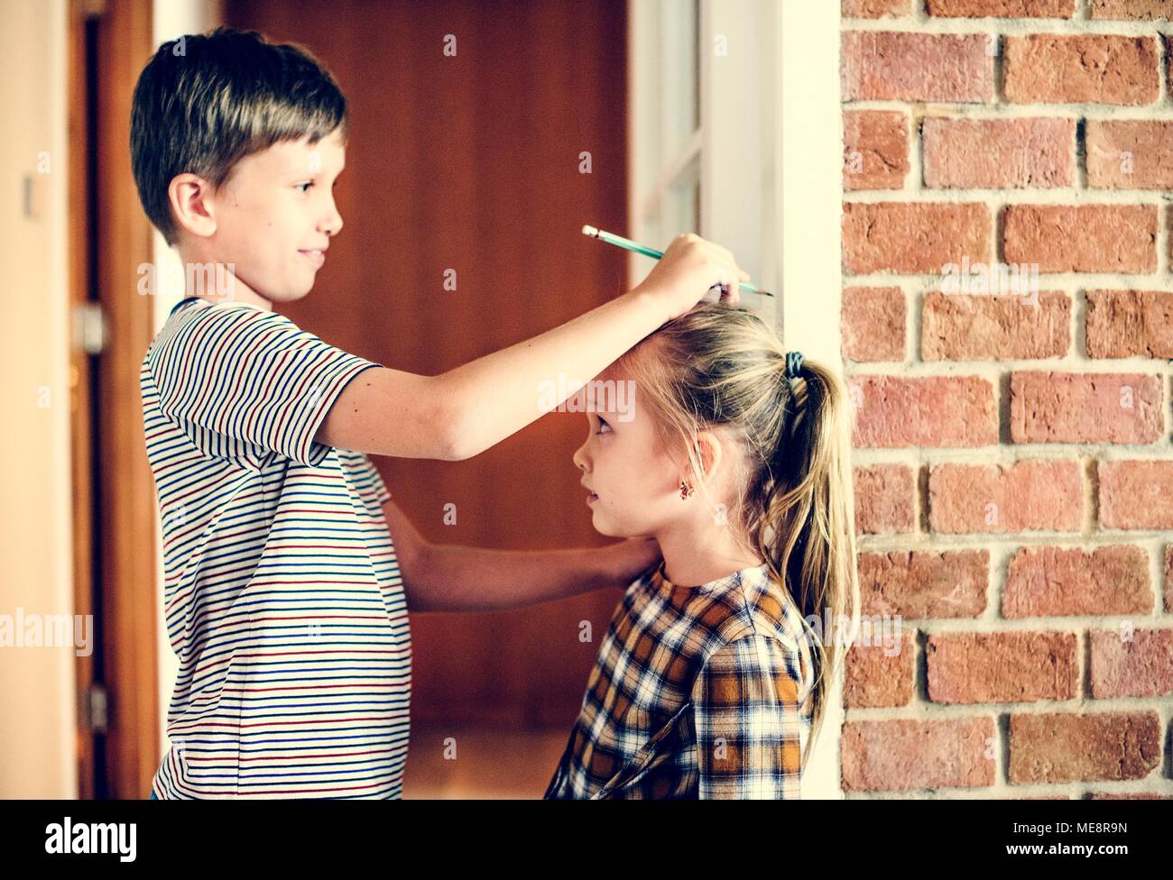 Checking height hi-res stock photography and images - Alamy