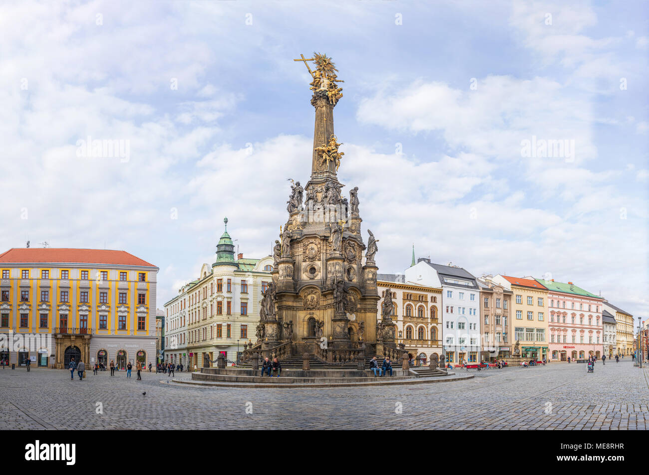 Holy Trinity Column, Olomouc, Czech Republic Stock Photo - Alamy