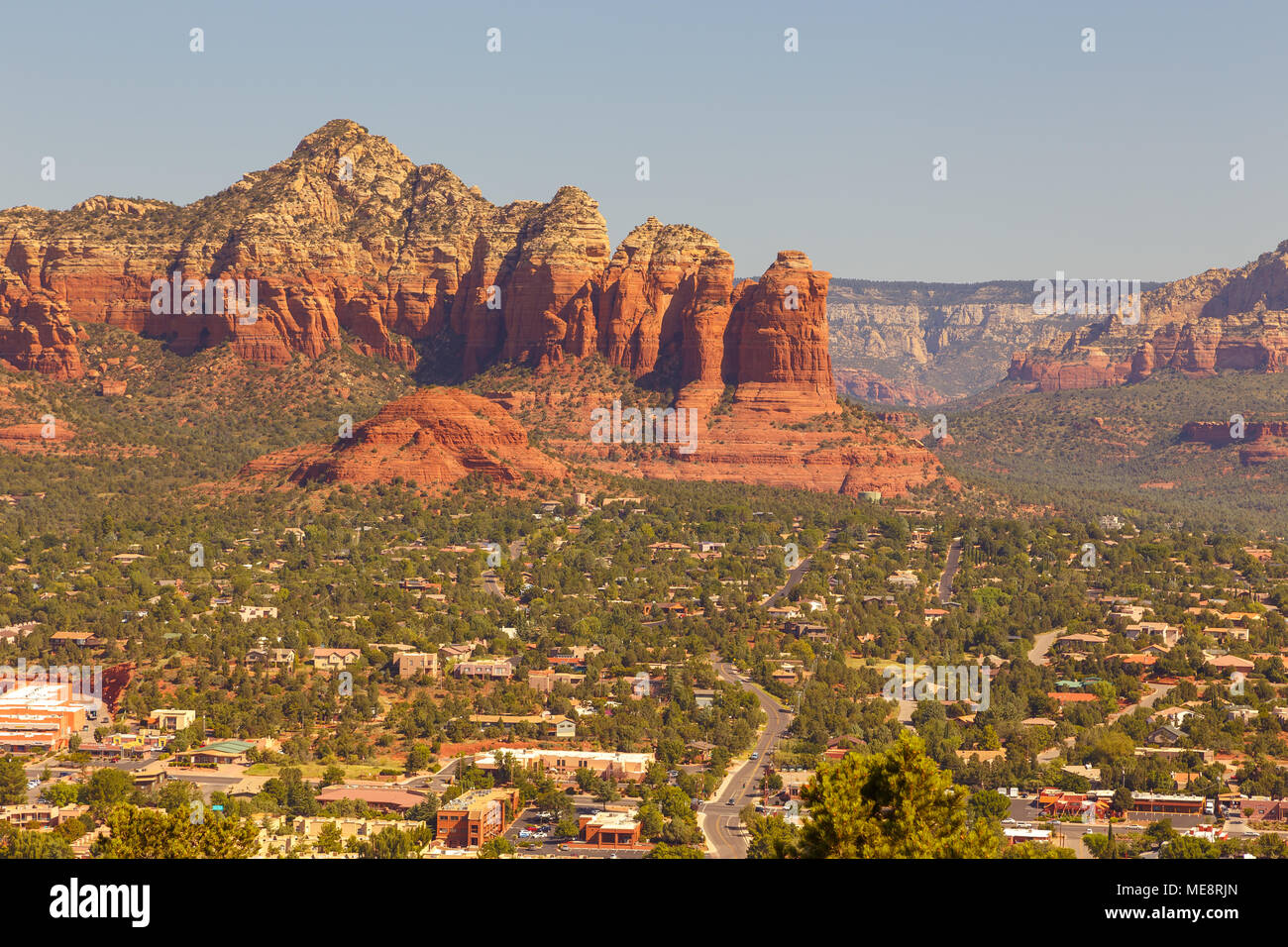 The natural beauty of the red rock canyons and sandstone of Sedona in ...