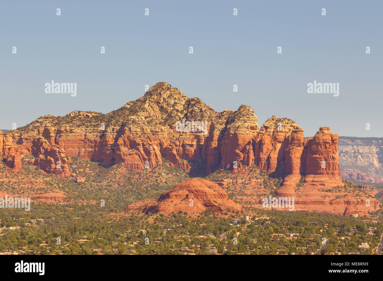 The natural beauty of the red rock canyons and sandstone of Sedona in ...