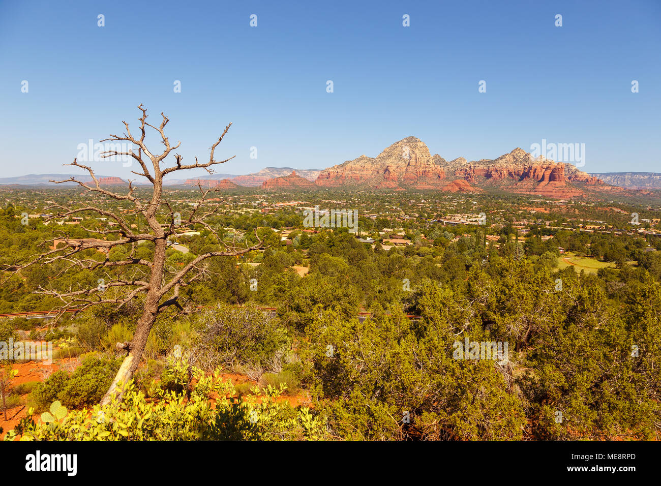 The natural beauty of the red rock canyons and sandstone of Sedona in ...