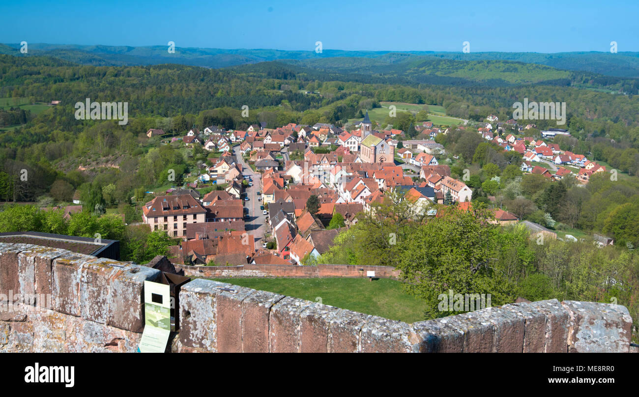 Chateau de lichtenberg castle hi-res stock photography and images - Alamy