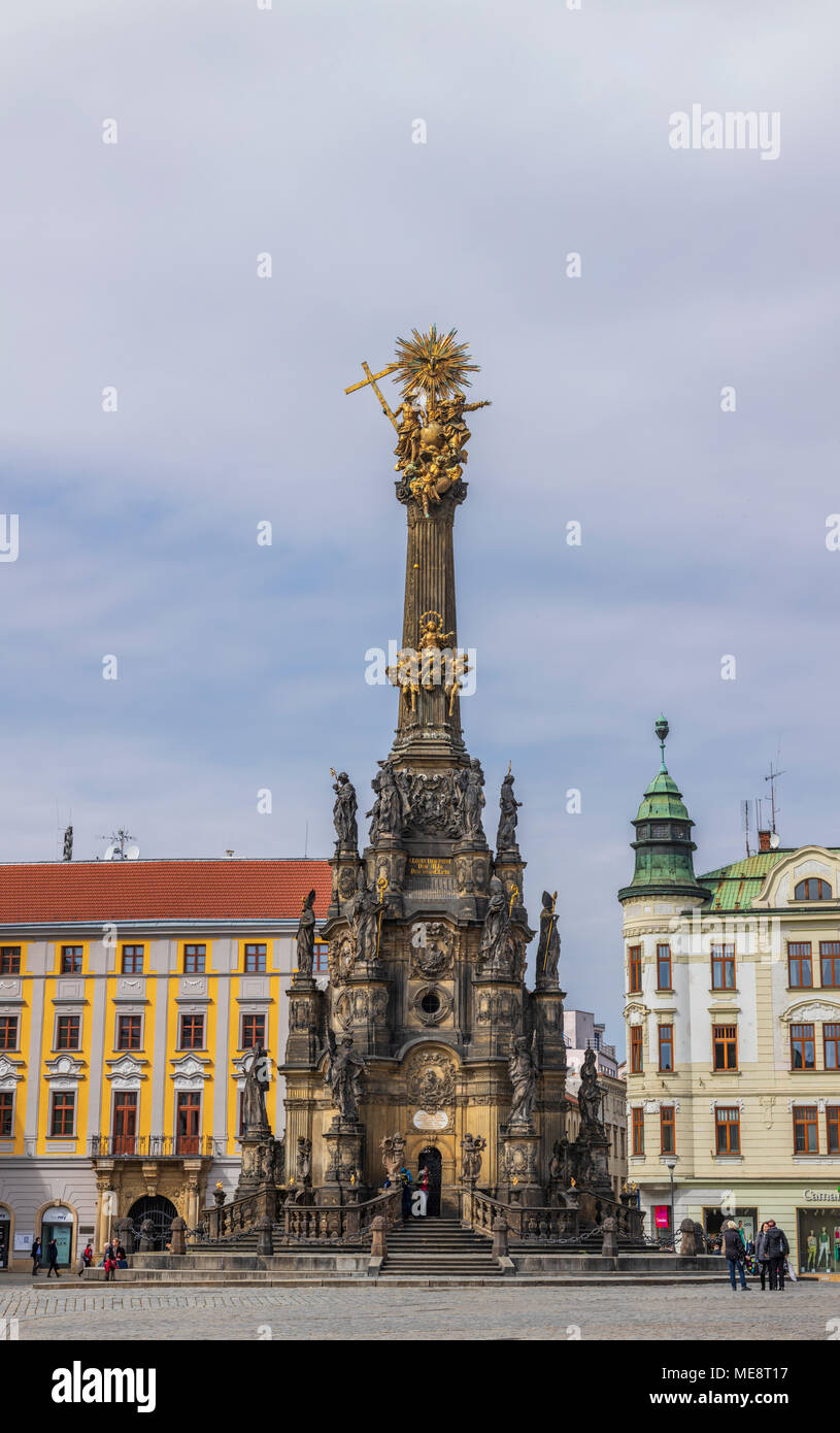 Pillar of the holy trinity olomouc hi-res stock photography and images ...