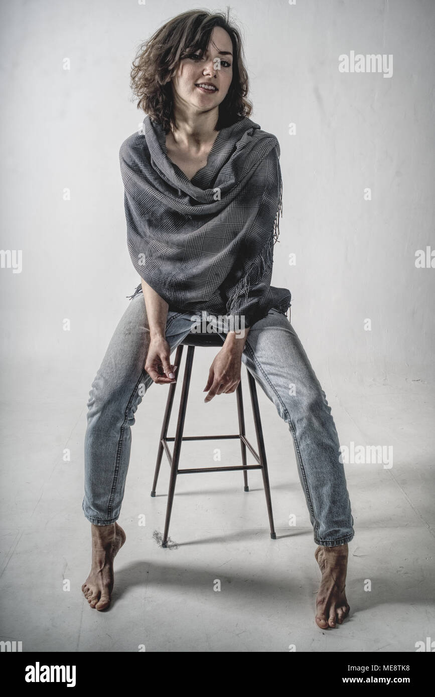 Beauty one single solo person hi-res stock photography and images - Alamy