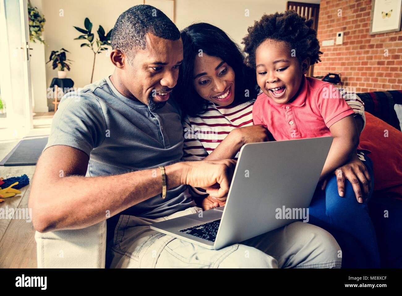 Black Family Spending Time Together