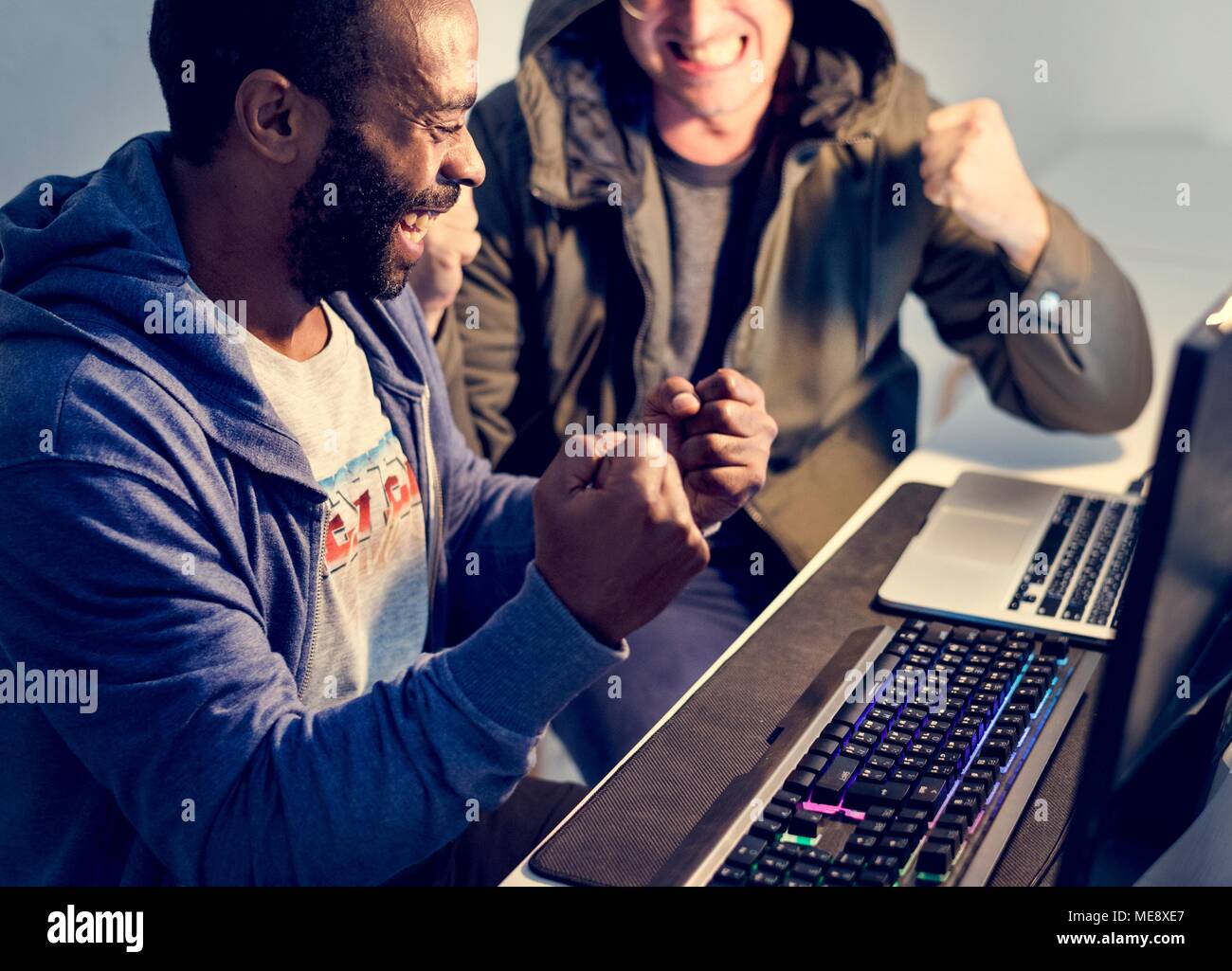 Hacker team success hacking identity information on the internet Stock ...