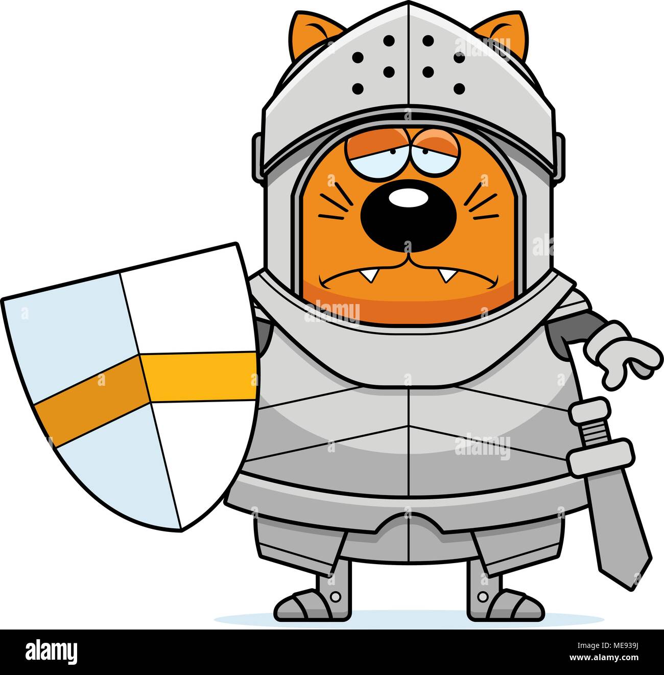 Cat warrior cartoon Stock Vector Images - Alamy