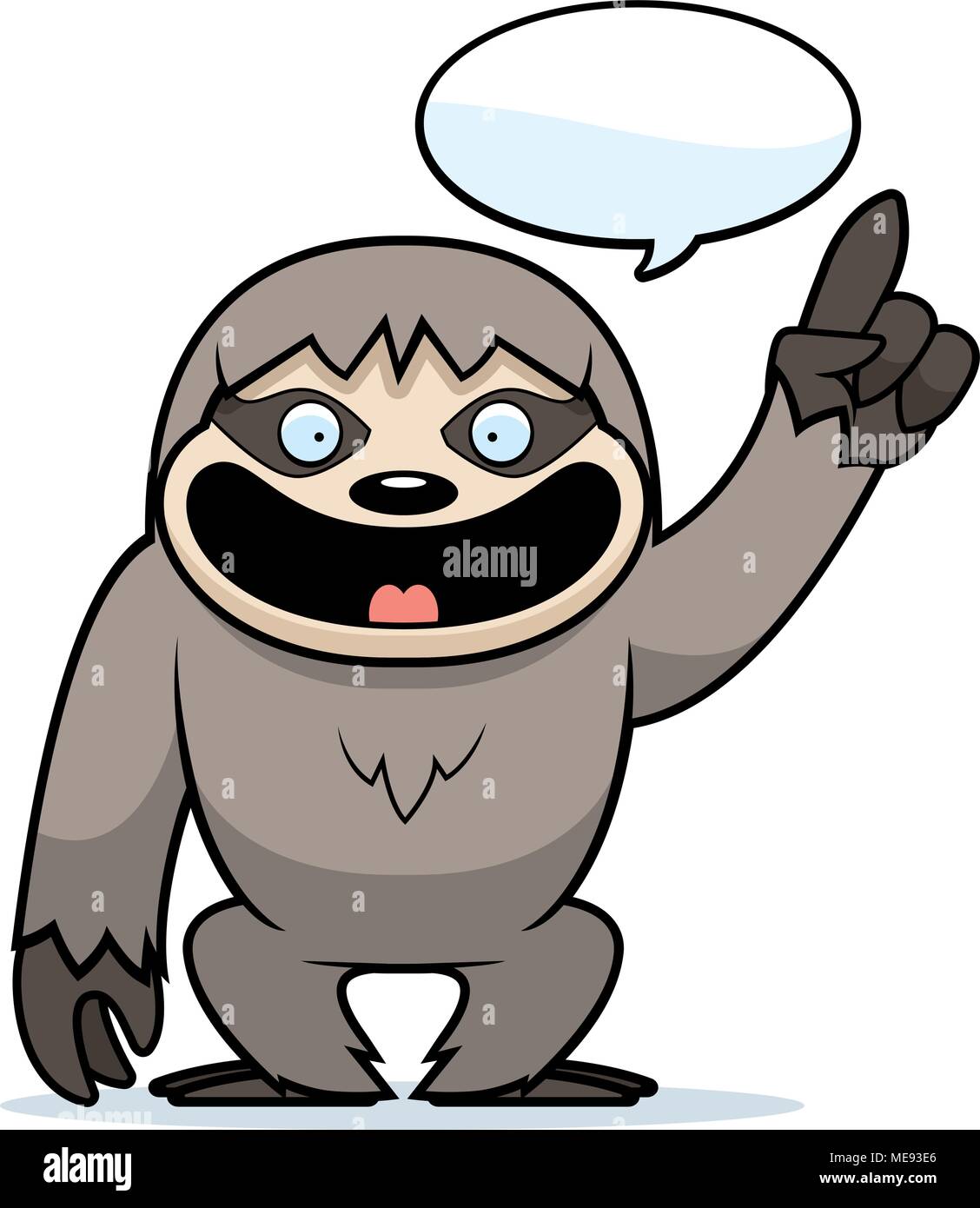 A cartoon illustration of a sloth talking Stock Vector Image & Art - Alamy