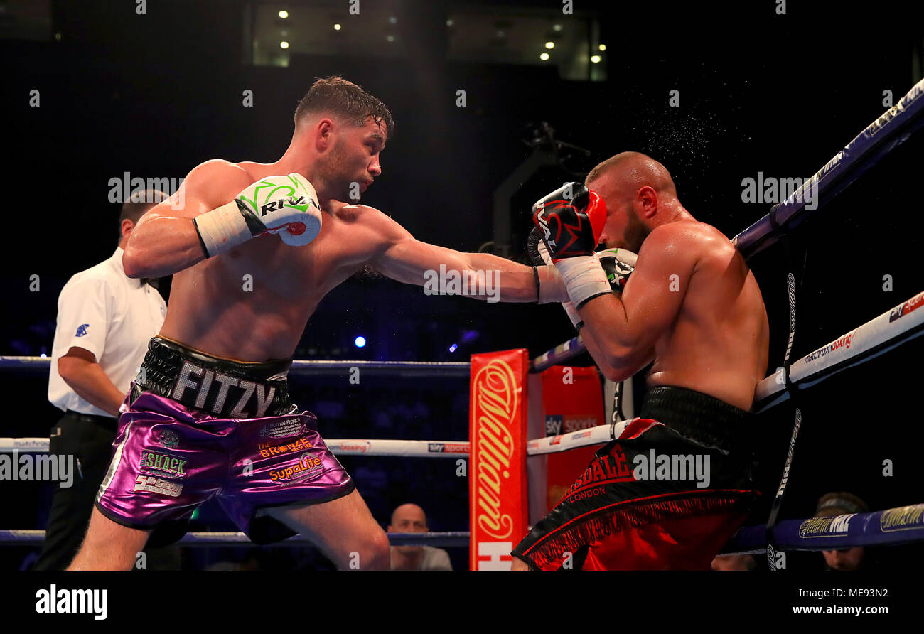Scott Fitzgerald (left) and Laszlo Fazekas in action in the ...