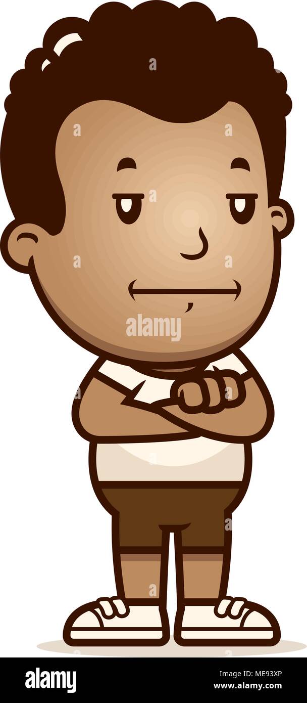 Bored child boy Stock Vector Images - Alamy