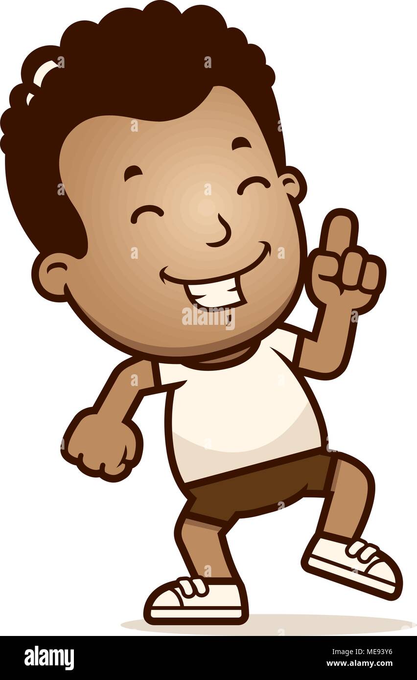 A cartoon illustration of a boy dancing Stock Vector Image & Art - Alamy