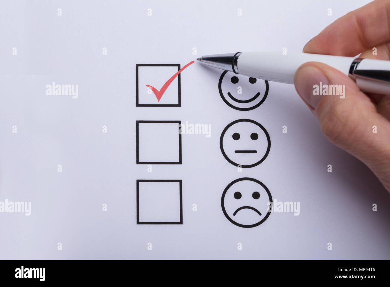 Tick off the list hi-res stock photography and images - Alamy