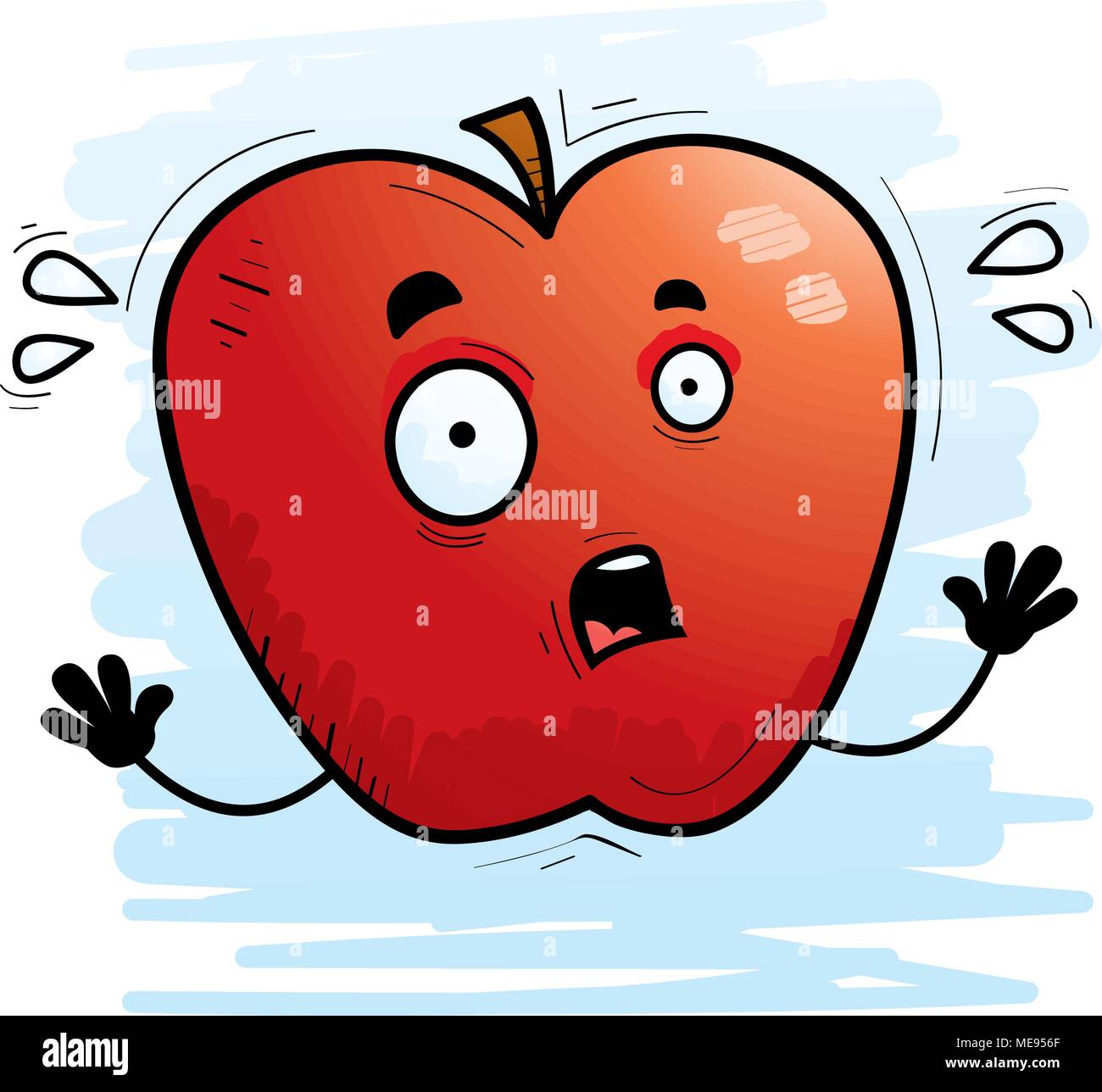 Scared Fruit Stock Vector Images - Alamy