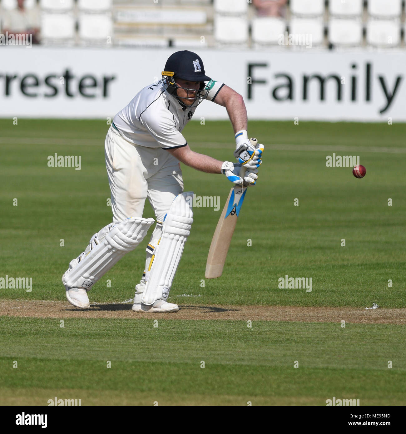 April 20 2018 in Northampton : Ian Bell MBE for Warwickshire Bats ...