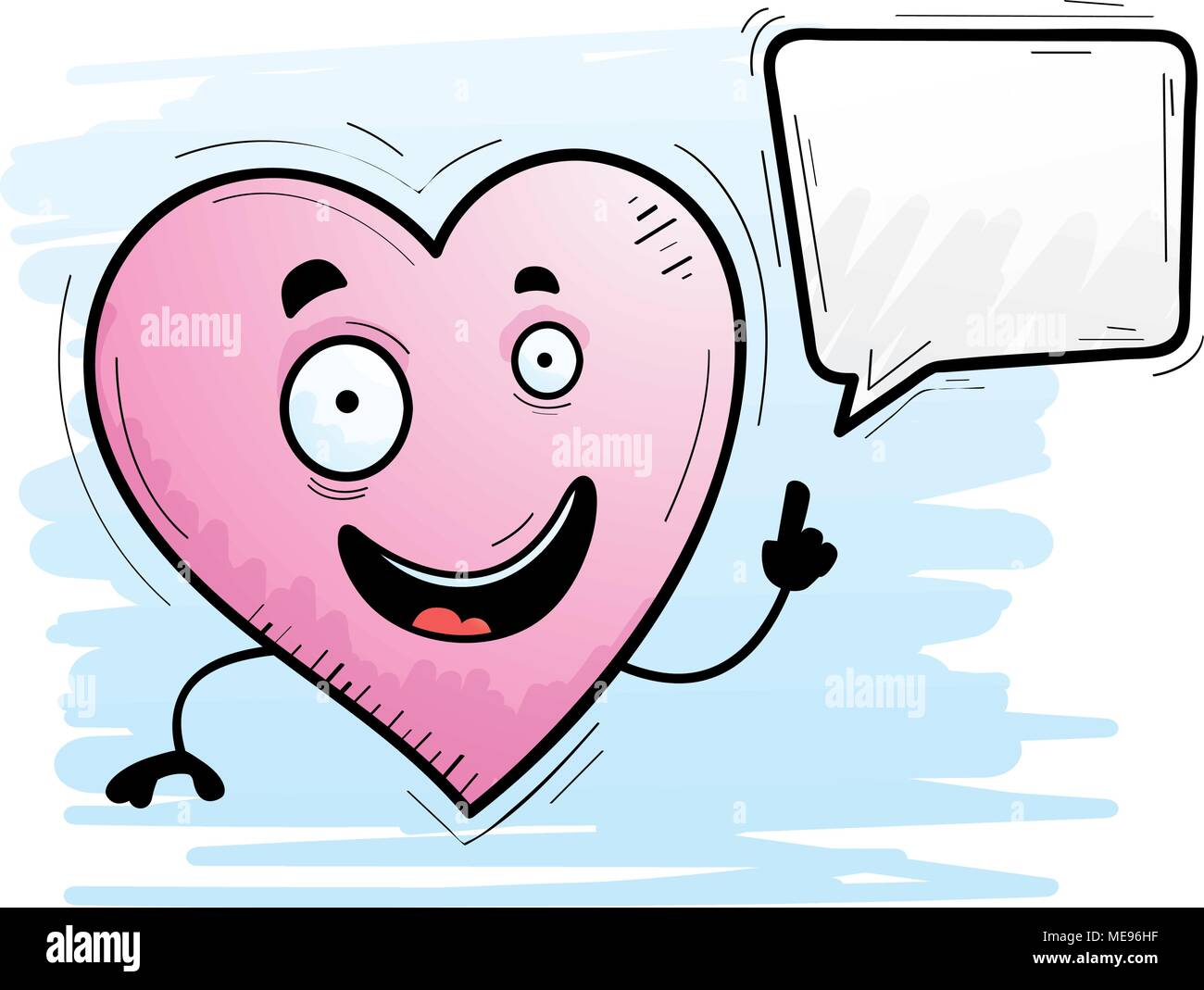 A cartoon illustration of a heart sleeping and dreaming Stock Vector ...