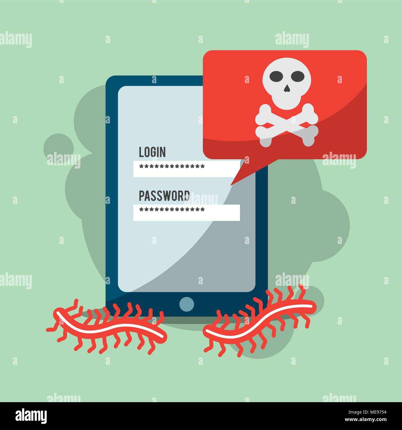 cyber security concept Stock Vector Image & Art - Alamy