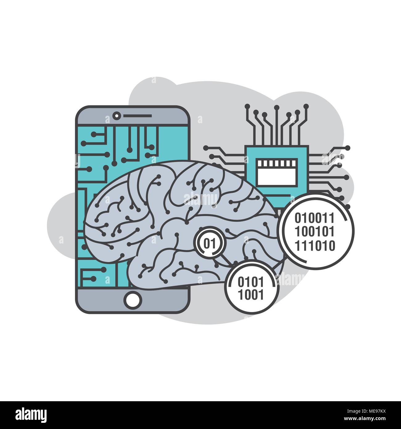 artificial intelligence concept Stock Vector Image & Art - Alamy