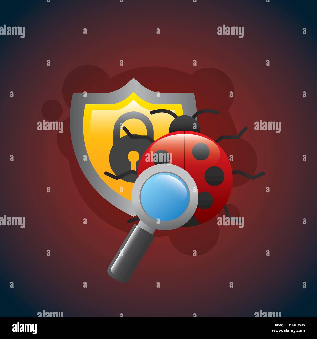 Cyber risk analysis Stock Vector Images - Alamy