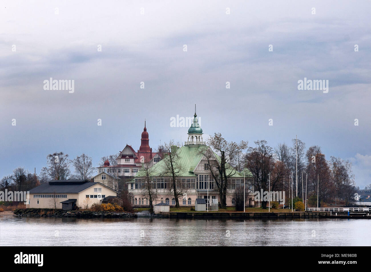 The yacht harbour of Valkosaari Helsinki Finland Scandinavia Europe ...