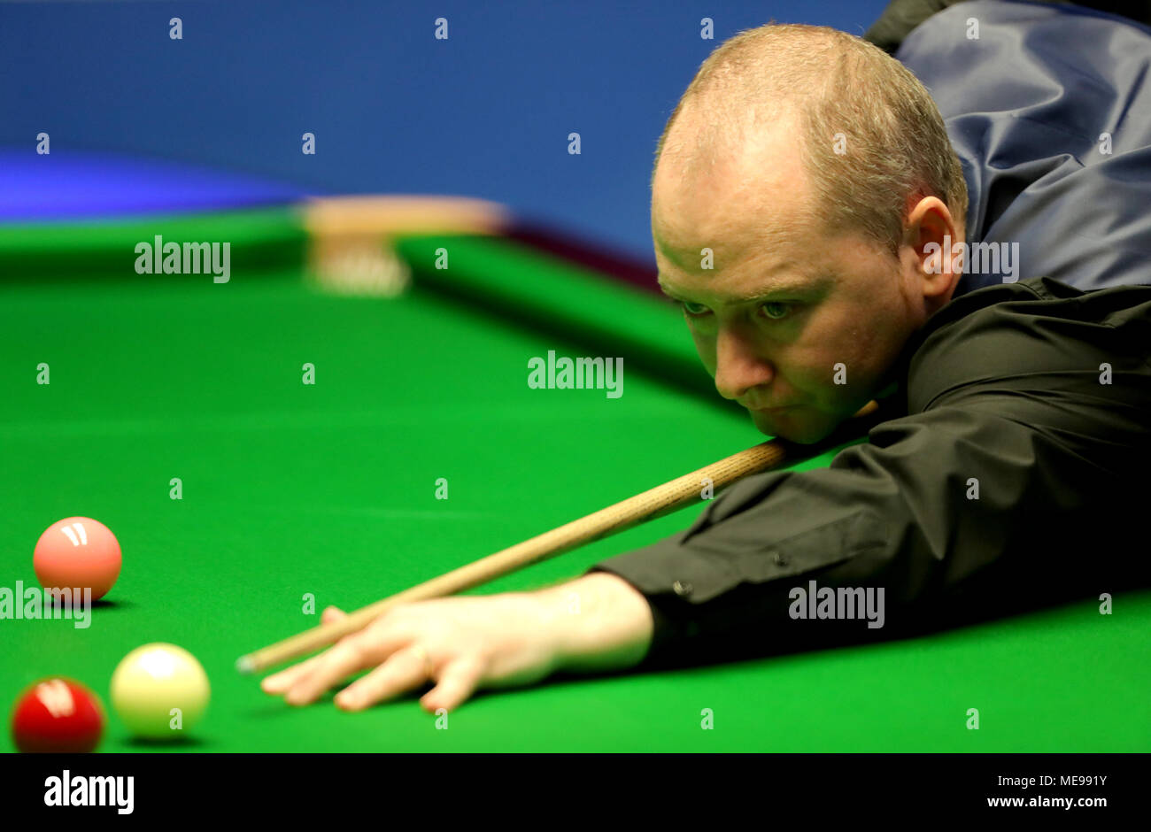 Graeme Dott during day one of the 2018 Betfred World Championship at ...