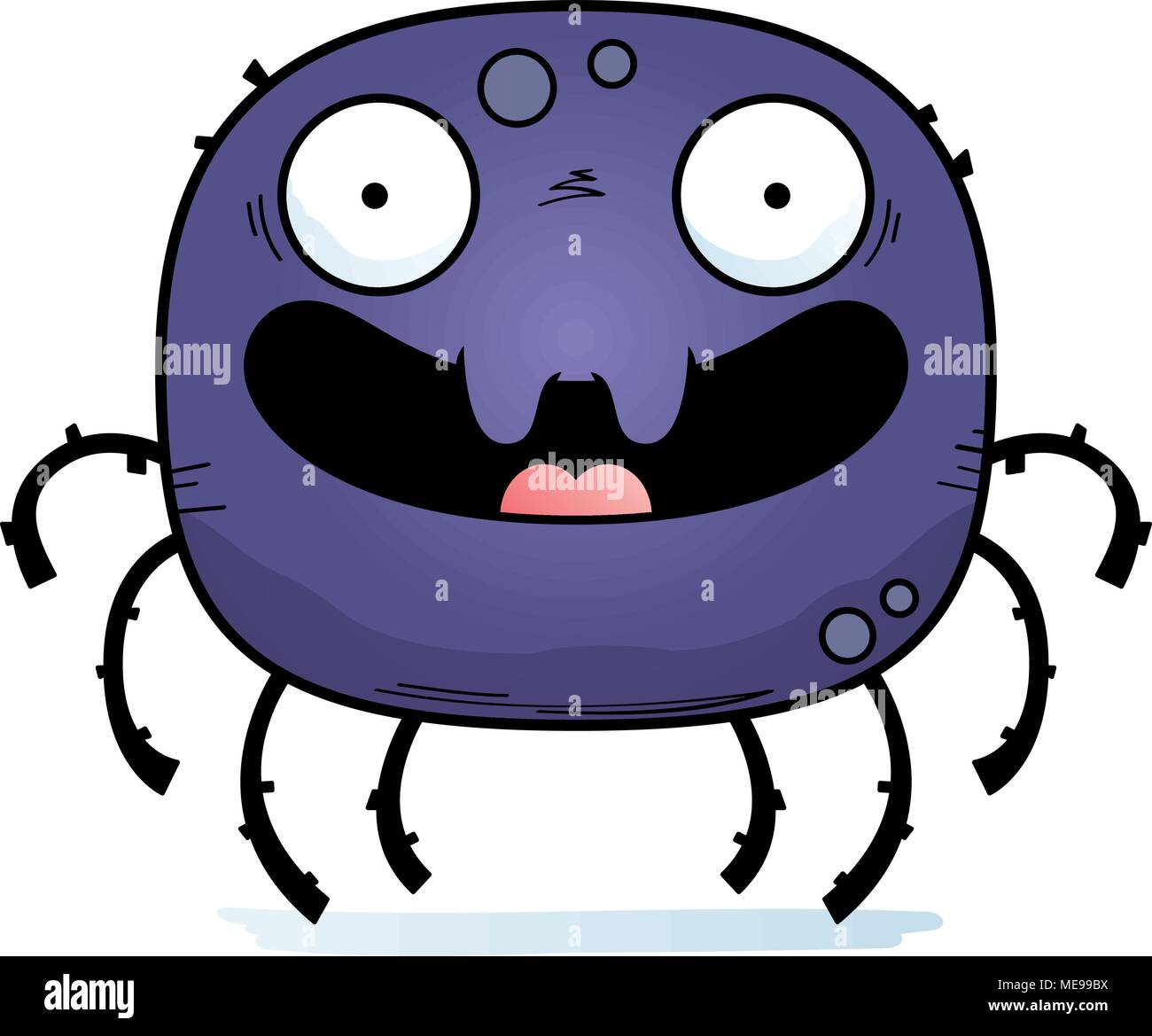 A cartoon illustration of a spider smiling Stock Vector Image & Art - Alamy