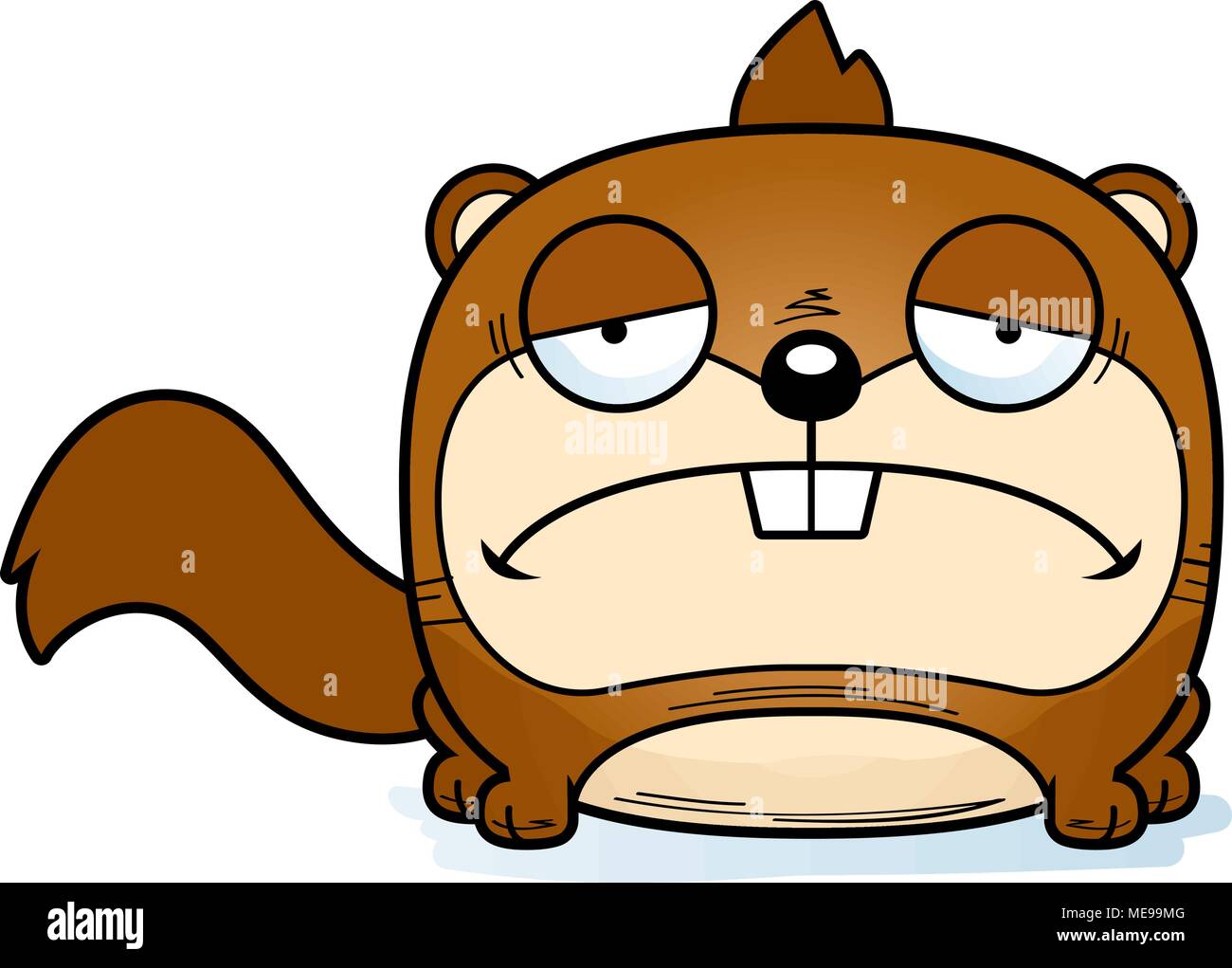 Sad Squirrel Drawing