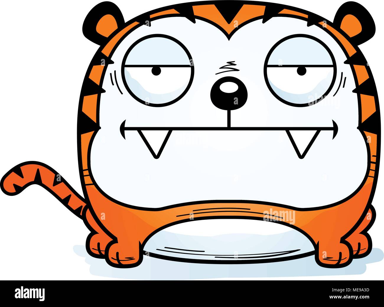 Relaxed tiger Stock Vector Images - Alamy