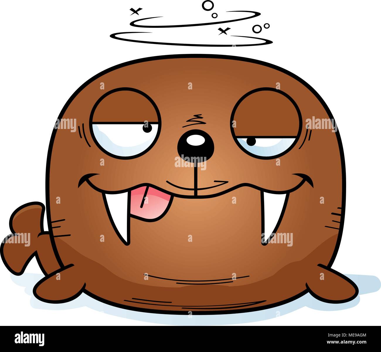 Sick walrus Stock Vector Images - Alamy