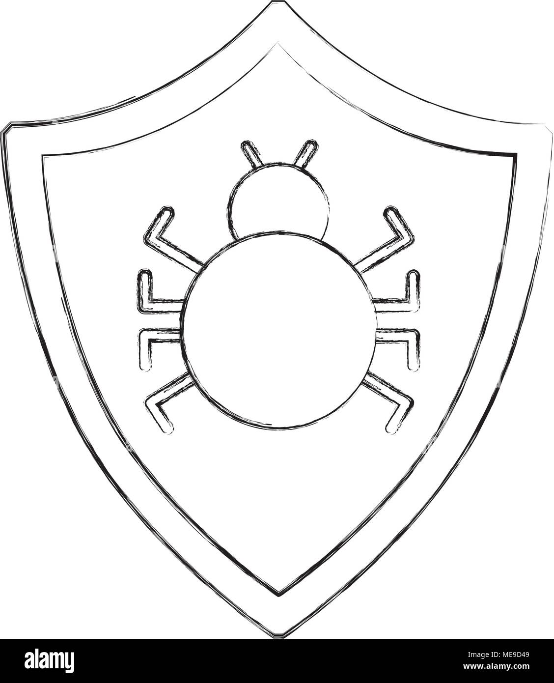 Cyber Security Shield Protection Locked Safety Information Digital