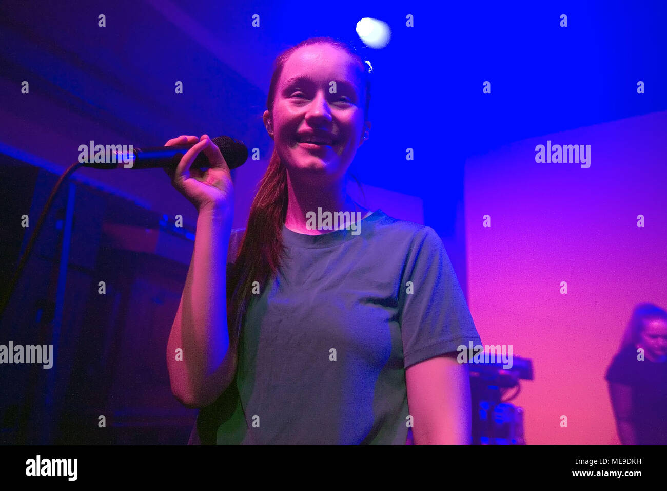 Sigrid performing in concert at Saint Luke's in Glasgow, United Kingdom ...