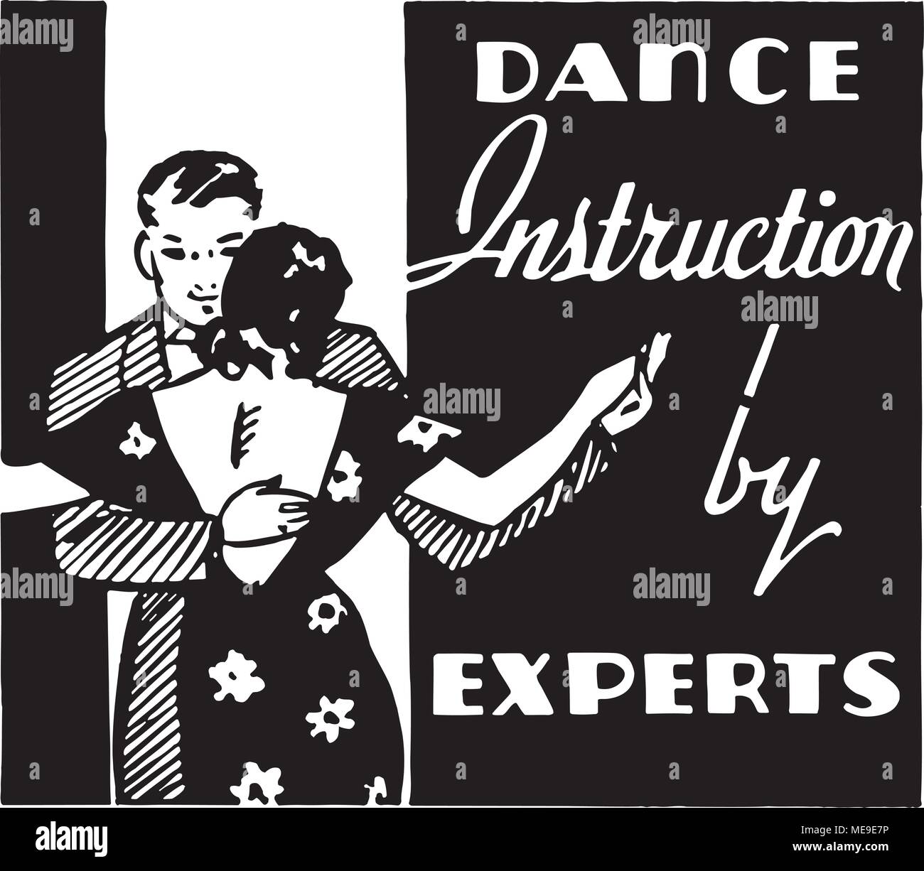 1950s dance ad hi-res stock photography and images - Alamy