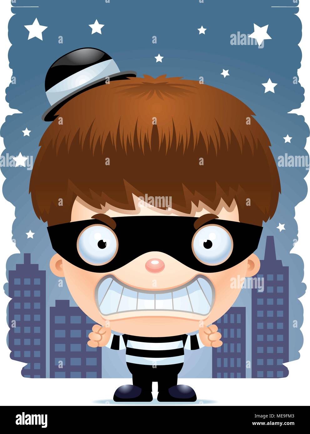 Angry robber Stock Vector Images - Alamy