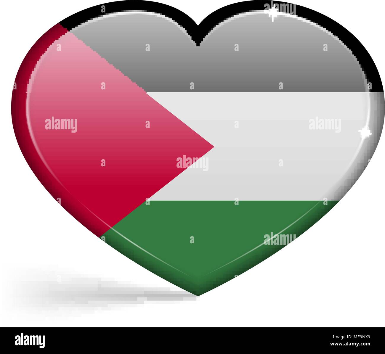 My heart is with palestine Stock Vector Images - Alamy