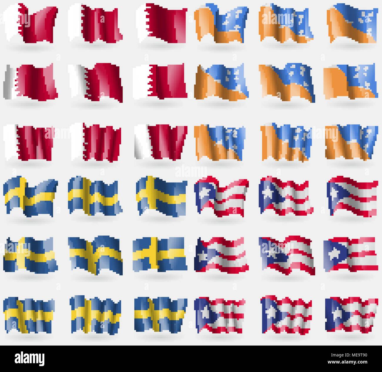 Bahrain and puerto rico Stock Vector Images - Alamy