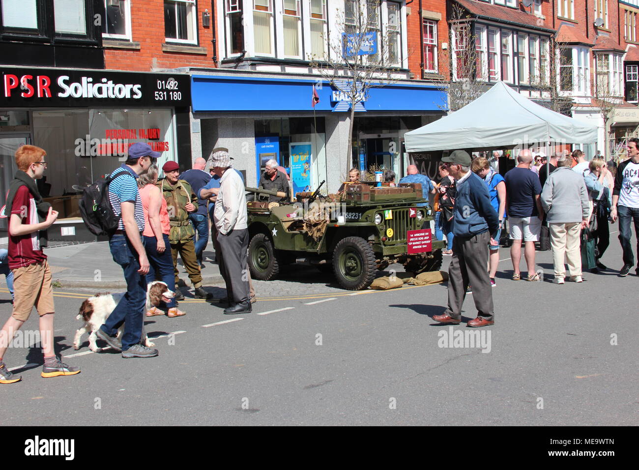 Forties military festival in Colwyn Bay,Wales Stock Photo - Alamy