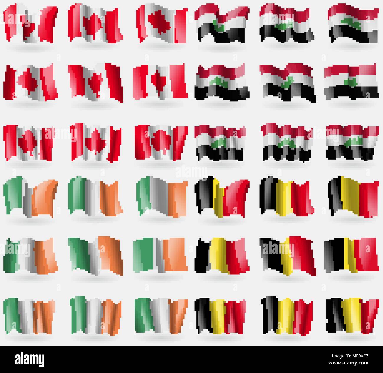Canada and iraq Stock Vector Images - Alamy