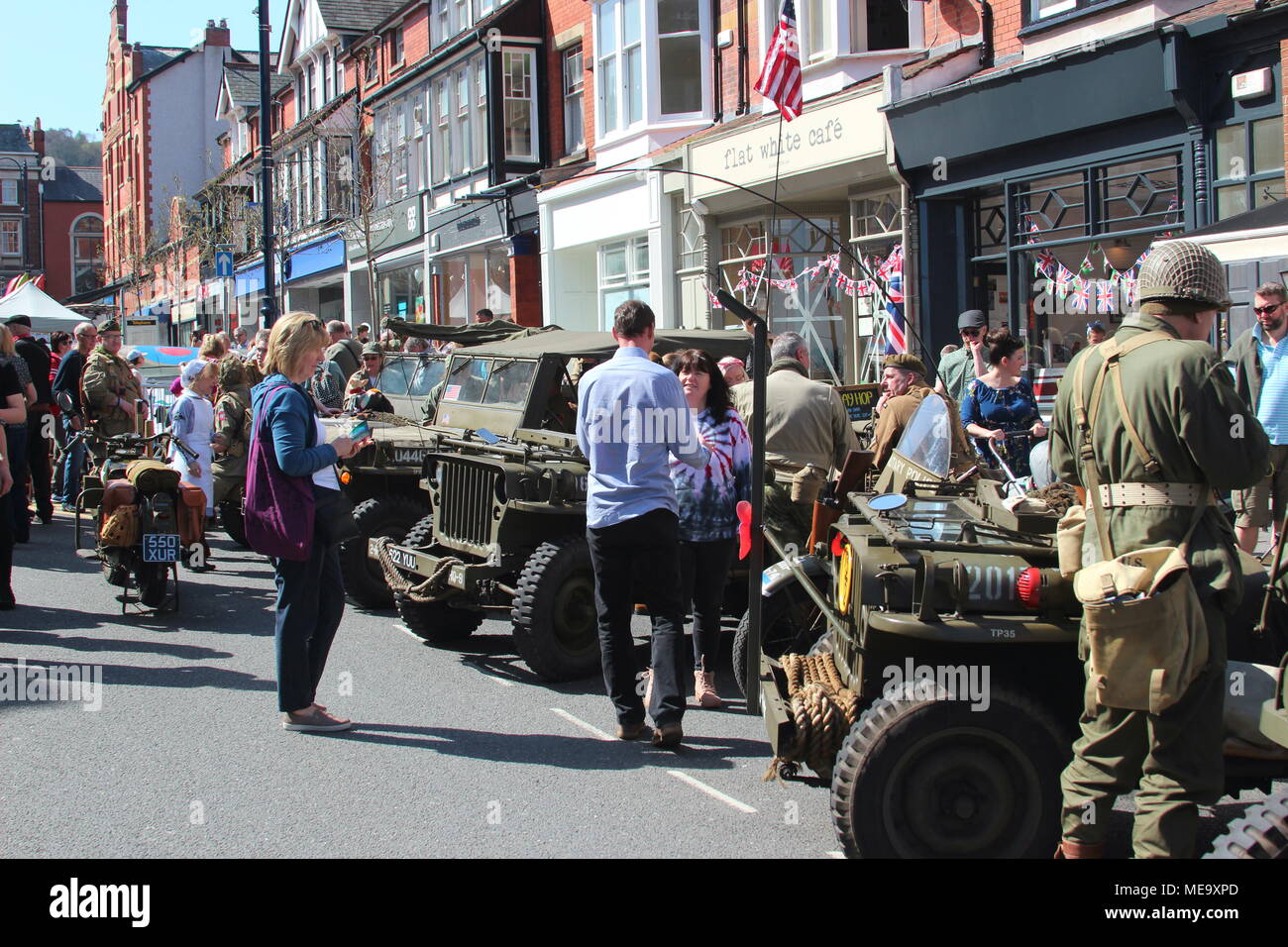 Forties military festival in Colwyn Bay,Wales Stock Photo - Alamy