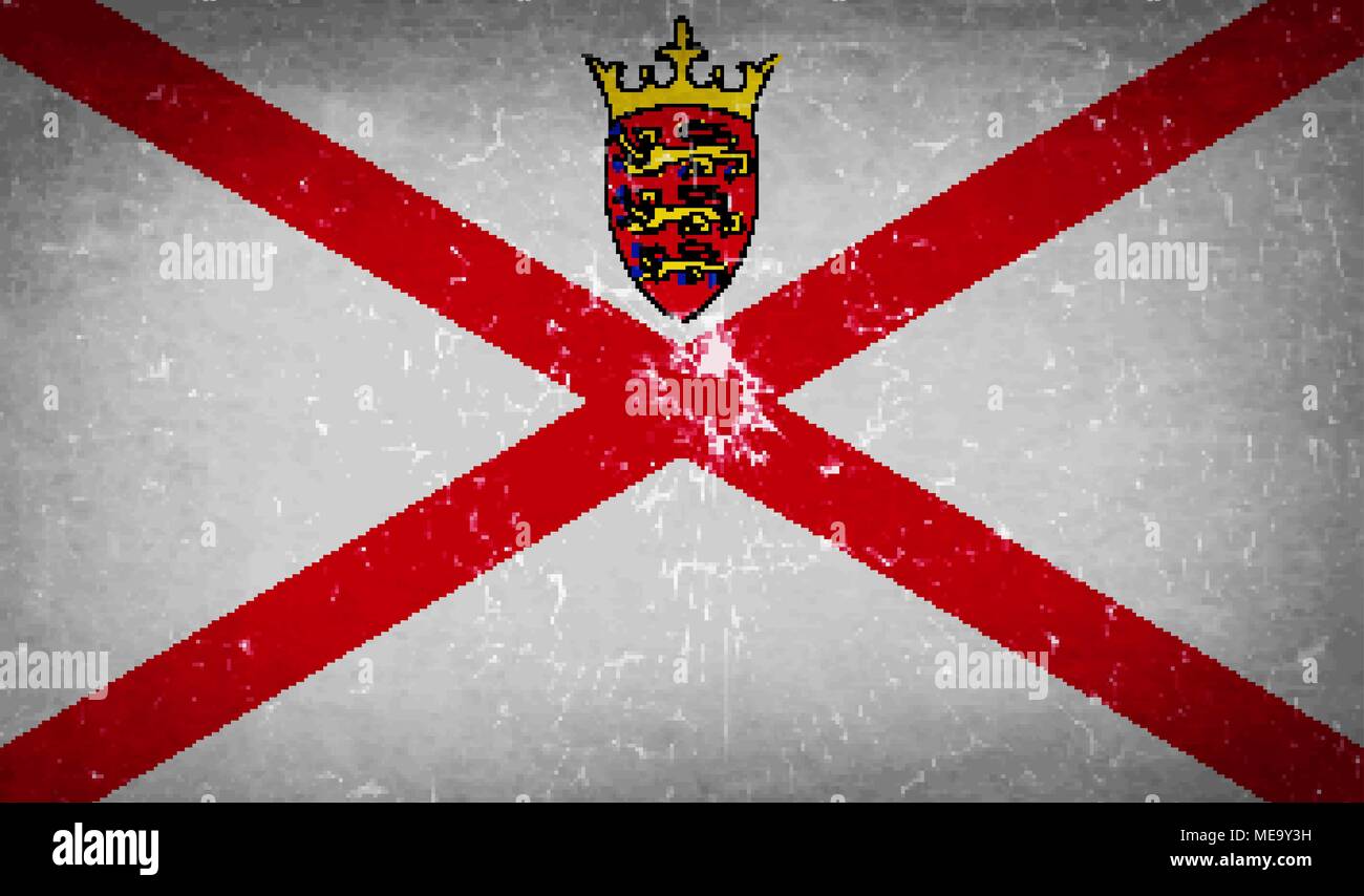 Flags of Jersey with broken glass texture. Vector illustration Stock Vector Image & Art - Alamy