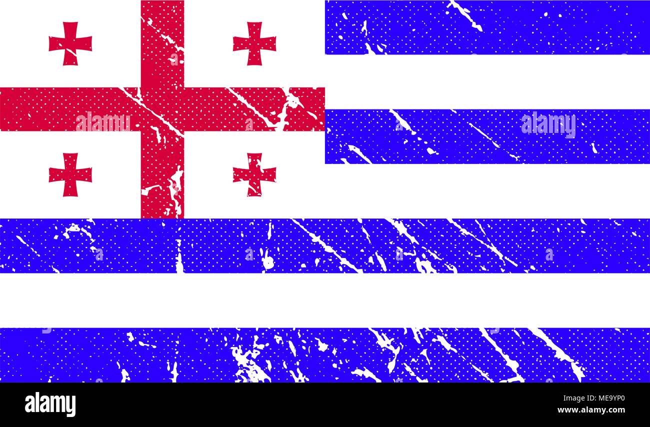 Flag of ajaria Stock Vector Images - Alamy