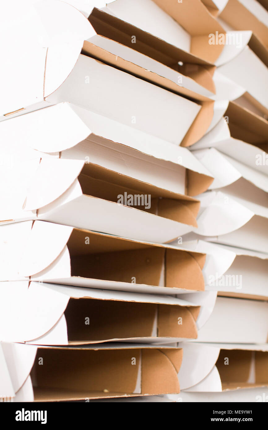 Close up of a white box Stock Photo - Alamy